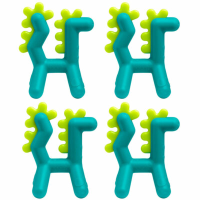 4PK Boon Growl Silicone Teether Baby/Newborn Teething Toys Dragon BPA ...