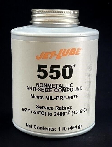 Jet-Lube 550 eXtreme Nonmetallic Anti-Seize Lubricant / 1 lb Can ...