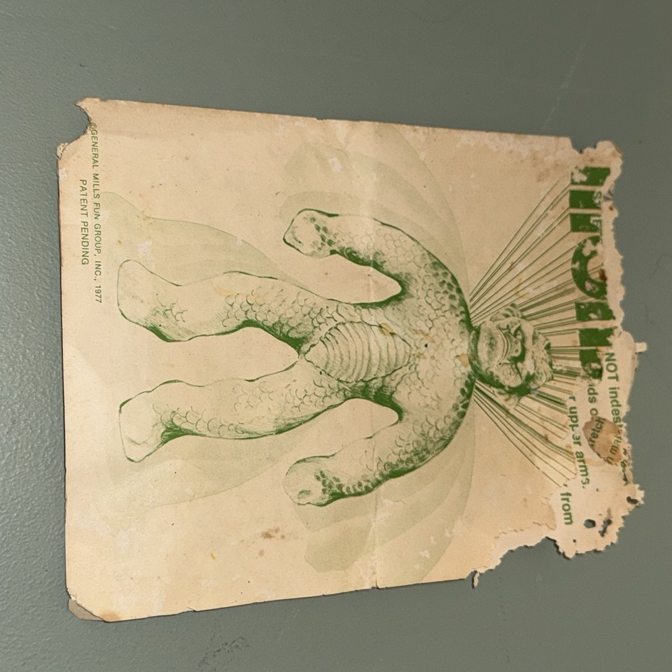 Vintage 1977 Kenner Stretch Monster Green Head Only - Stretch Armstrong ...