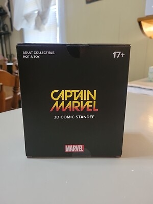 LOOT CRATE - Captain Marvel 3D Comic Standee - NEW SEALED | eBay