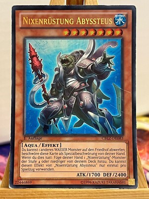 Nixenrüstung Abyssteus CBLZ-DE083 Ultra Rare Deutsch EX YUGIOH | eBay.de