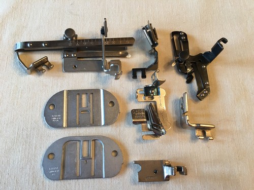 Mixed Vintage Lot Singer Sewing Machine Attachments Greist Binder ...
