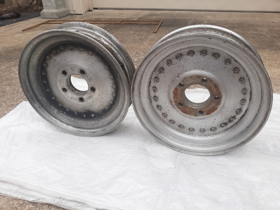Center Line Auto Drag Wheels 15x3.5 Chevy Pair 1982 And '87 | eBay