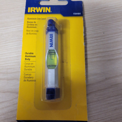 IRWIN 1794484 Aluminum Line Level, Silver. | eBay