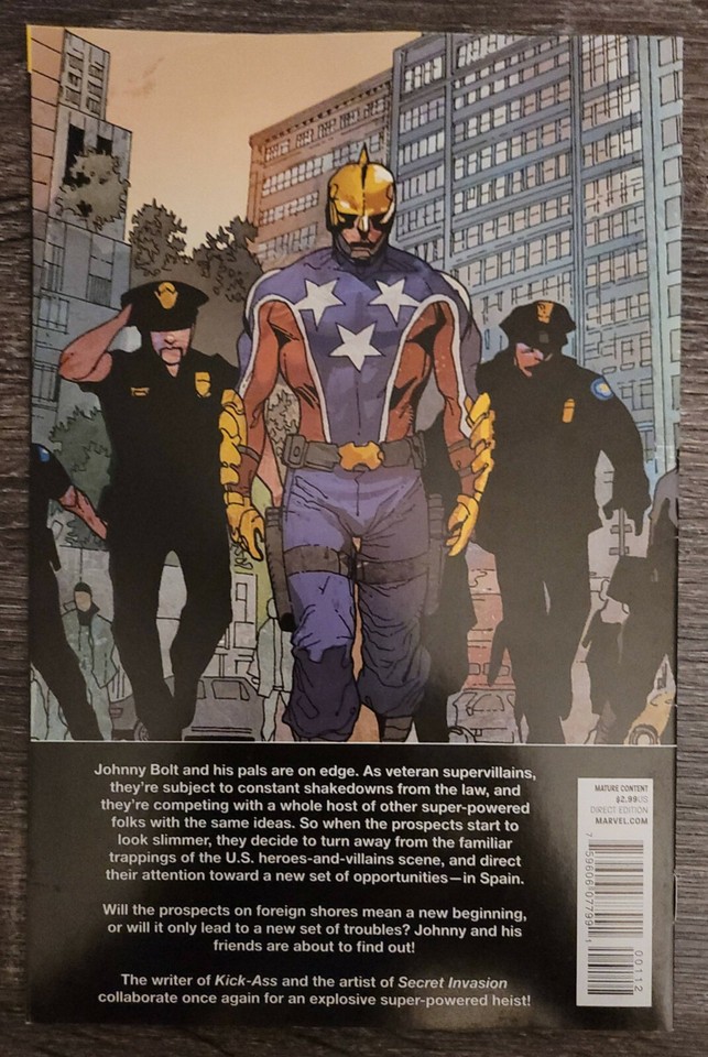 SUPER CROOKS 1 ICON VARIANT COMIC 2ND PRINT MARK MILLAR LEINIL YU 2012 ...