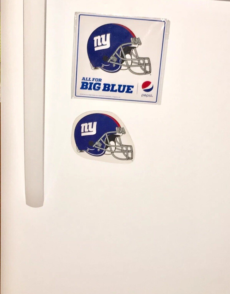 New York GIANTS NFL Football Magnet- NYG Auto Car Magnet- NY Fridge ...