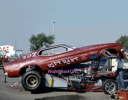 "Bryan Raines" "California Rift Raft" '71 Ford Mustang NITRO Funny Car ...