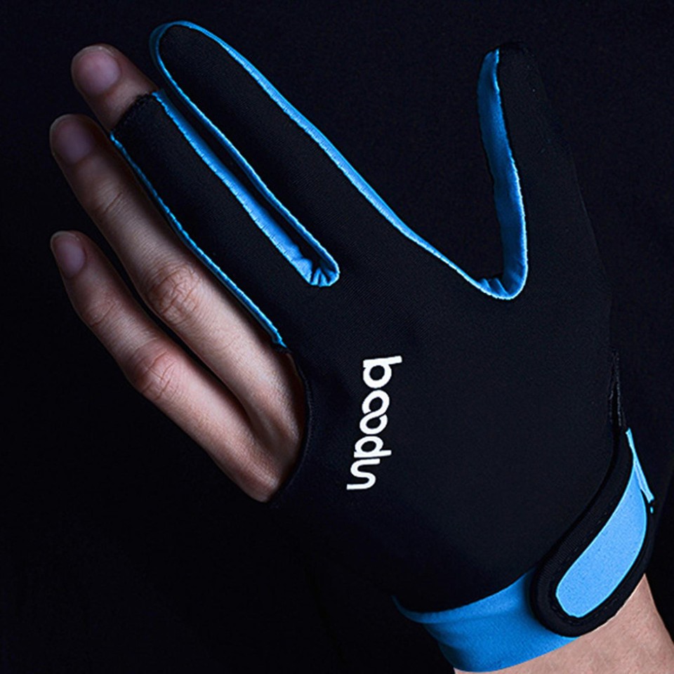 3 Finger Pool Billiard Gloves Snooker Cue Professional Left Hand Anti ...