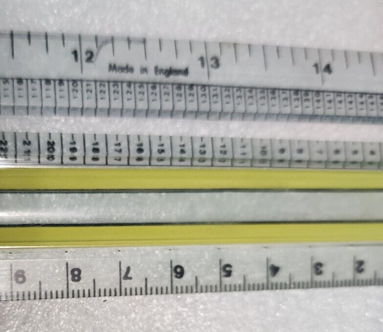 HELIX 15" Computer Printout & Word Processor Ruler w Highlighter ...