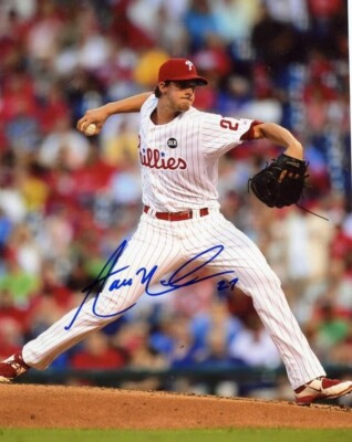 AARON NOLA PHILADELPHIA PHILLIES AUTOGRAPHED SIGNED 8 x 10 PHOTO ...