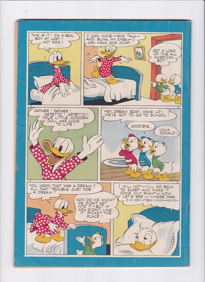 FOUR COLOR #92 [1945 VG+] PINOCCHIO WALT KELLY COVER! | eBay