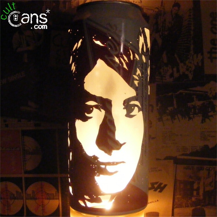 Jimmy Page Beer Can Lantern! Led Zeppelin Pop Art Portrait Lamp Led Zep ...