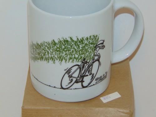 Bob Lipscomb Coffee Cup 1992 Bicyclist-New in Open Box | eBay