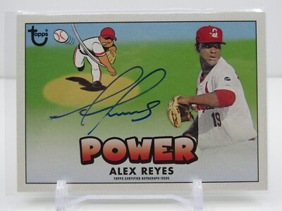 ALEX REYES 2016 TOPPS HERITAGE POWER AUTOGRAPH AUTO #07/20- CARDINALS ...
