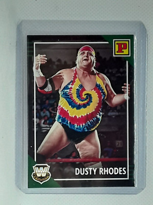 Dusty Rhodes 2022 Panini WWE International (Debut Edition) GREEN #101 ...
