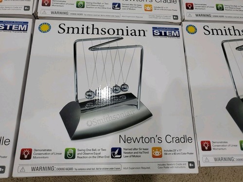 Lot Of 6 Smithsonian Science Activities, Newtons Cradle STEM Toy ...