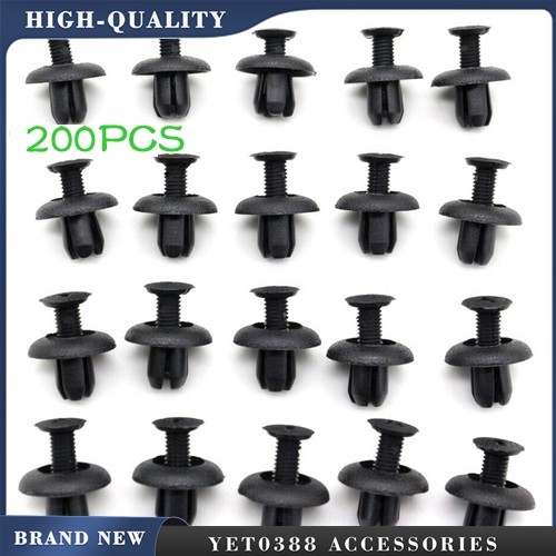 200 PCS MB253964 Bumper Push-Type Retainer Clips For Mitsubishi Lancer ...