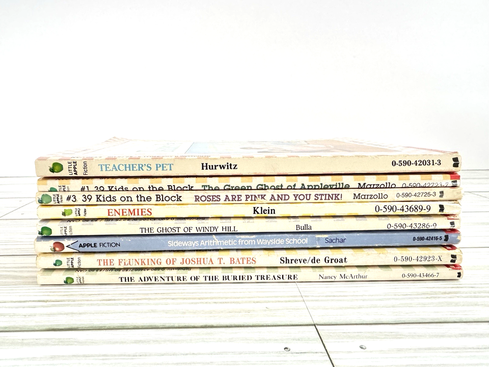 Vintage Scholastic Chapter Books Lot 80s 90s Kids Paperback Classroom ...
