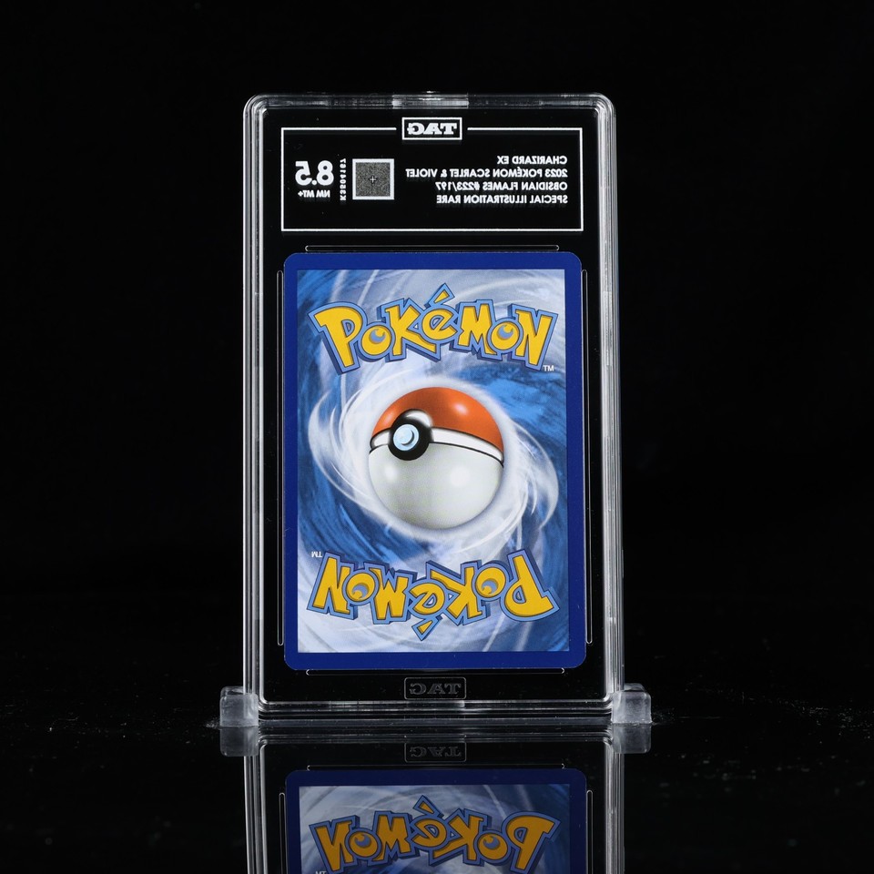 TAG 8.5 Charizard EX SIR 2023 Pokémon S&V: Obsidian Flames #223/197 | eBay