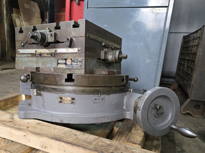 TROYKE Cross Slide & Rotary Table - 12 x 12 in. Cross Slide, 15 in ...