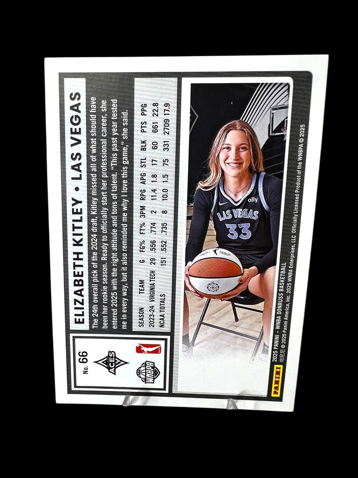 Elizabeth Kitley - 2025 panini WNBA donruss basketball Silver Holo #66 ...