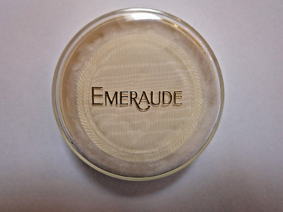 VINTAGE NEW COTY EMERAUDE PERFUMED DUSTING POWDER W/PUFF 1.75 OZ | eBay
