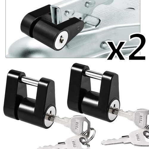 Trailer Hitch Coupler Lock Pin Dia 1/4" Span 3/4" Tow Ball Car Truck ...