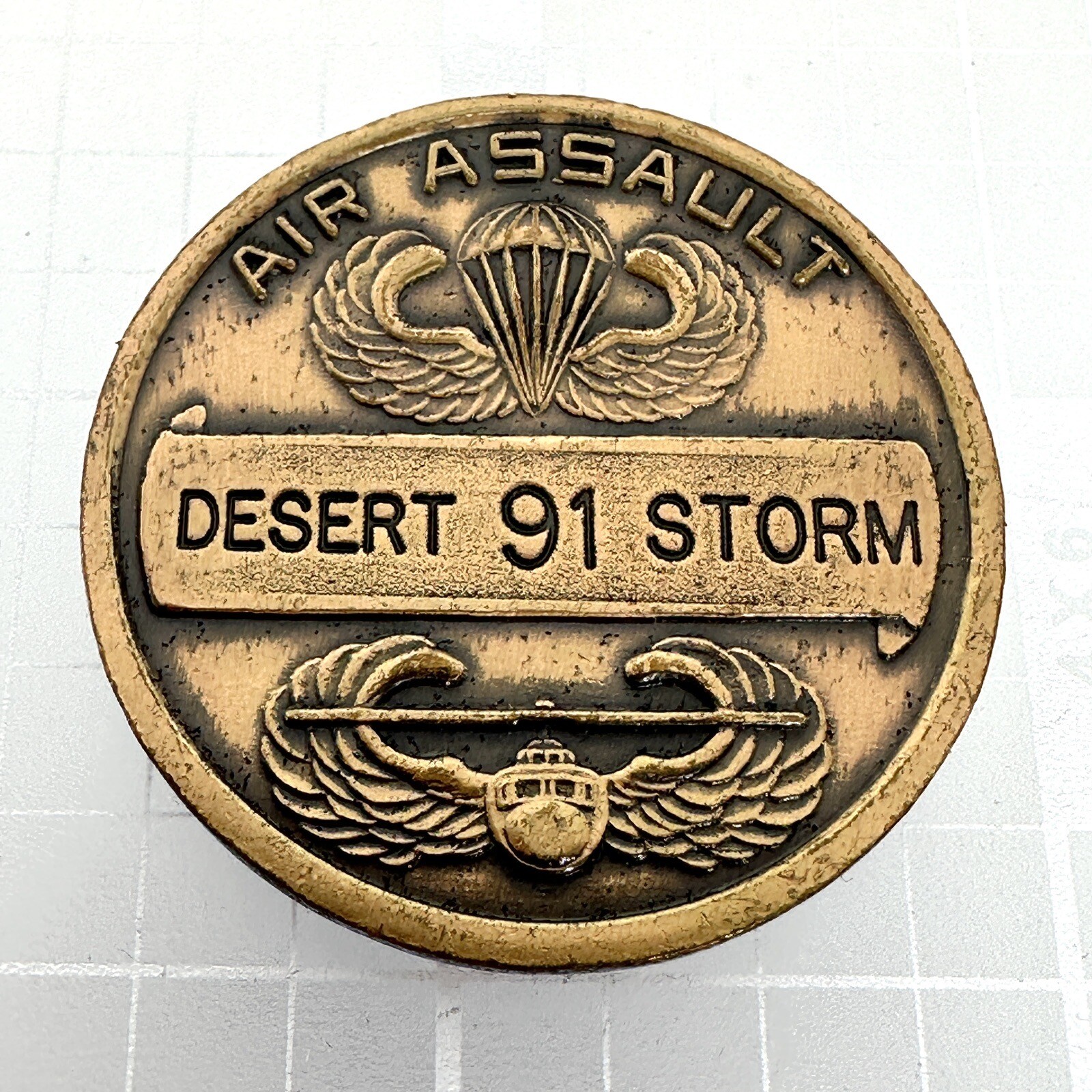 Vintage 1991 Desert Storm Army Infantry 101st Air Assault Soldier ...