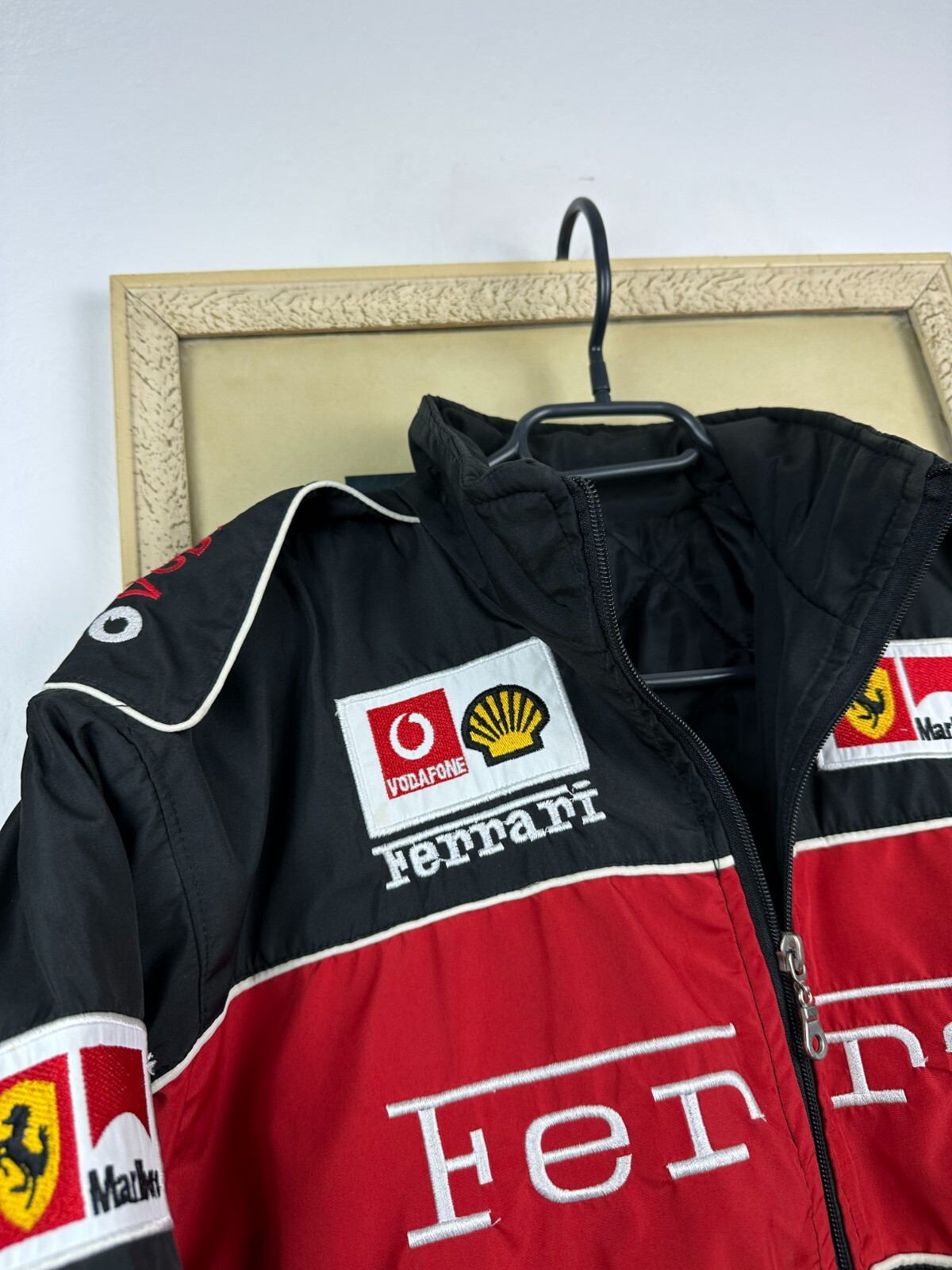 Vintage Ferrari Woman Racing Jacket Rare Hype Marlbor… - Gem