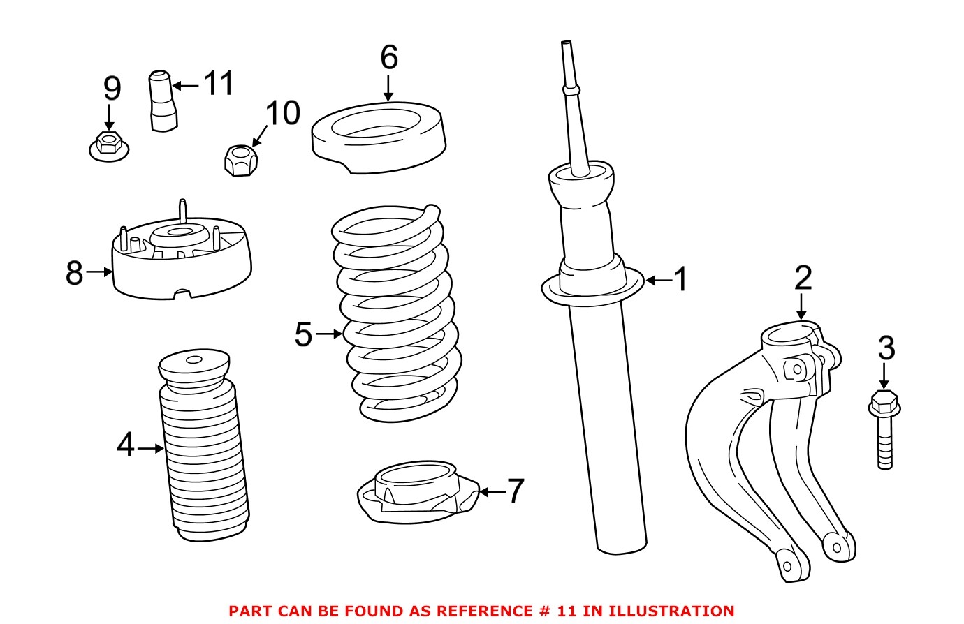 Genuine OEM Suspension Strut Mount Cap For BMW 31306864780 | eBay