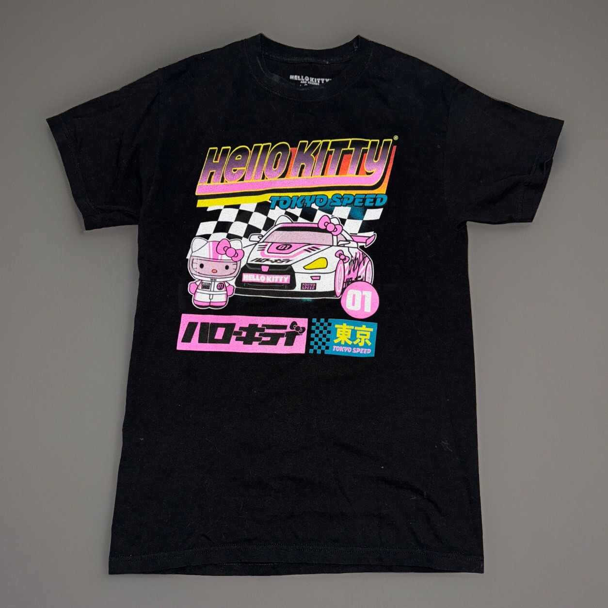 Hello Kitty Sanrio Tokyo Speed Racing T-shirt Size Sm… - Gem