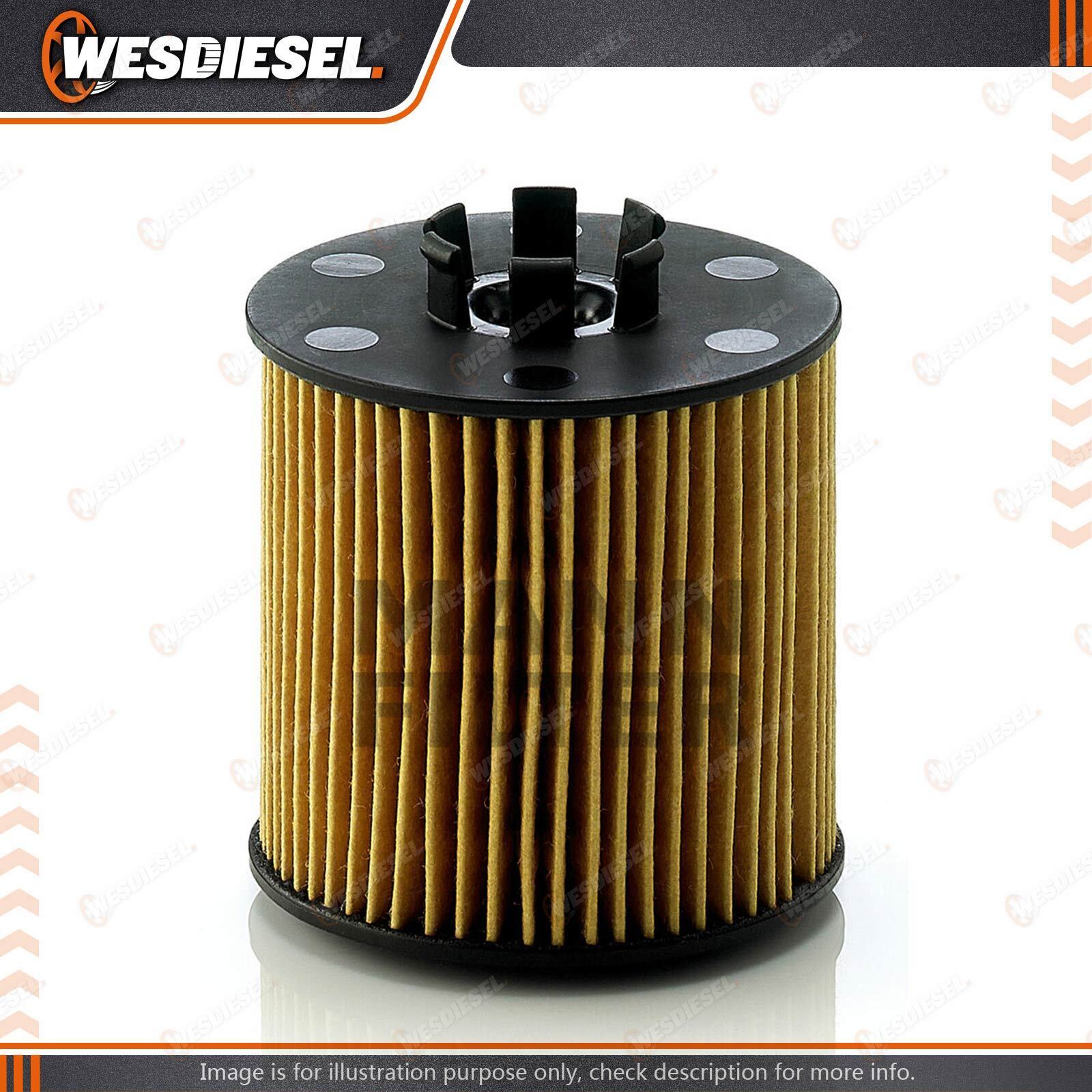 MANN Oil Filter for Volkswagen Golf MK5 MK6 Polo 9N Hatchback Wagon ...