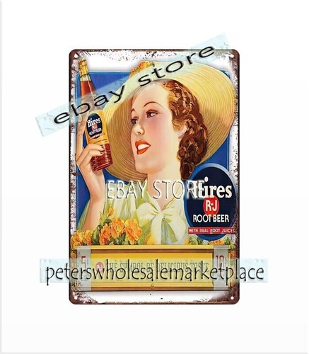 plaque soda fountains Root Beer symbol of delicious taste bar tavern ...