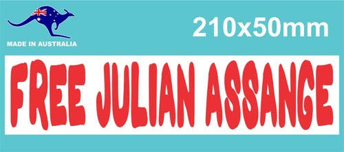 FREE JULIAN ASSANGE STICKER | eBay
