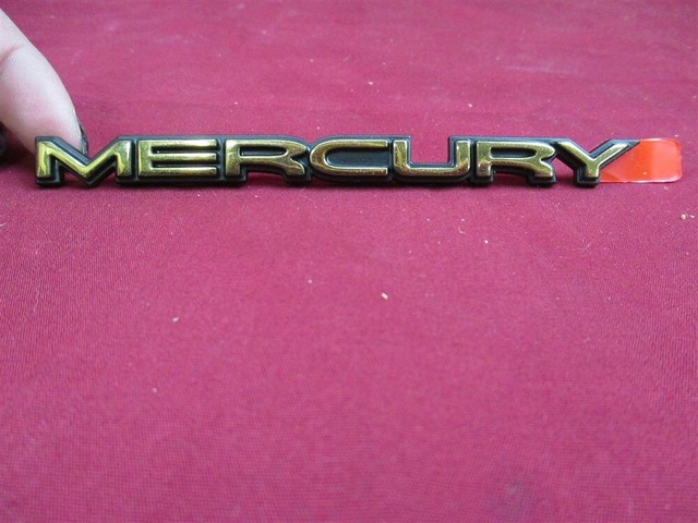NOS OEM Mercury Grand Marquis Trunk Lid Gold Nameplate Emblem 1998 - 01 ...