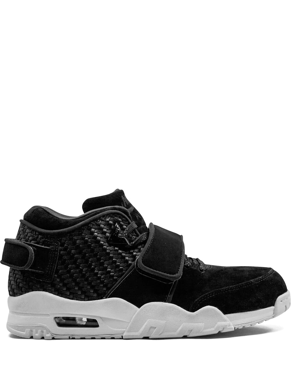$140 NIKE AIR TRAINER VICTOR CRUZ BLACK SUEDE AND WHI… - Gem