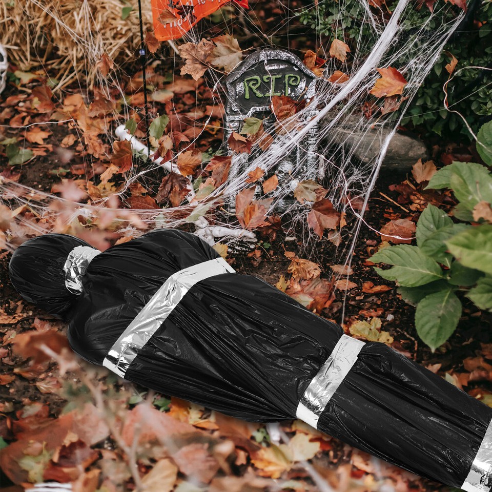 1 Set Body Bag Prop Halloween Dead Victims Prop Outdoor Decoration for ...