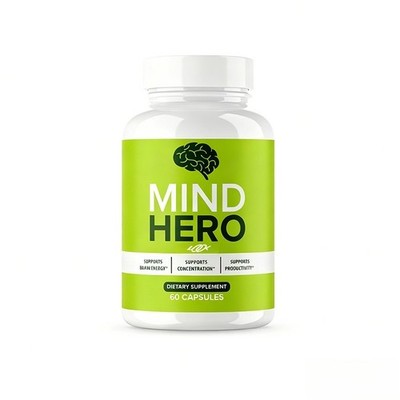 Mind Hero Brain and Memory Support Capsules Nootropic MindHero 60 ...