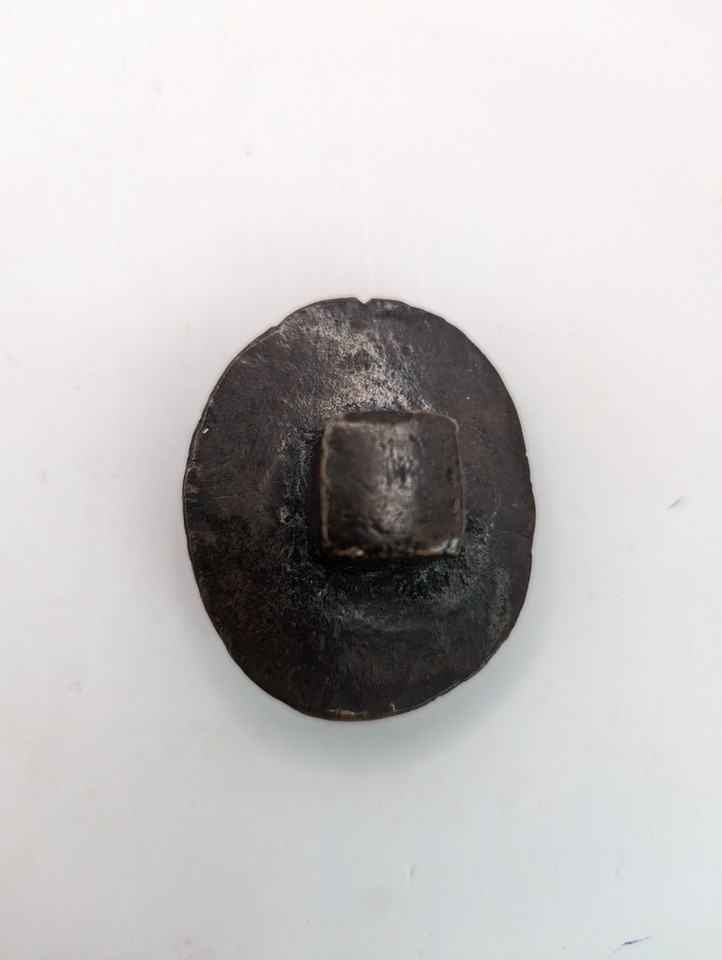 Antique Heavy Metal Picture Button 204g 4.5 X 5.5cm A122 P641 | eBay UK