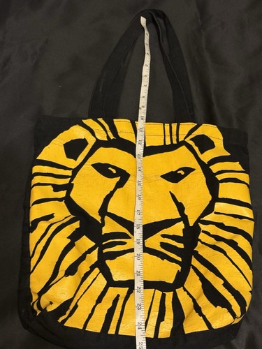 Lion King Broadway Musical Canvas Tote Bag Carry Strap Mufasa Simba ...