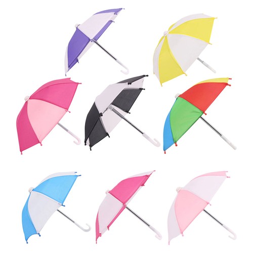 8 Pcs Children Umbrella Model Miniature for Crafts Colorful Tiny | eBay ...