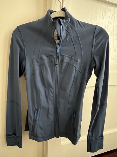Lululemon Align Jacket Size 4 Blue Full Zip | eBay