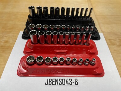 Snap-on Tools USA NEW 44pc 1/4" Drive Metric & SAE Shallow / Deep ...