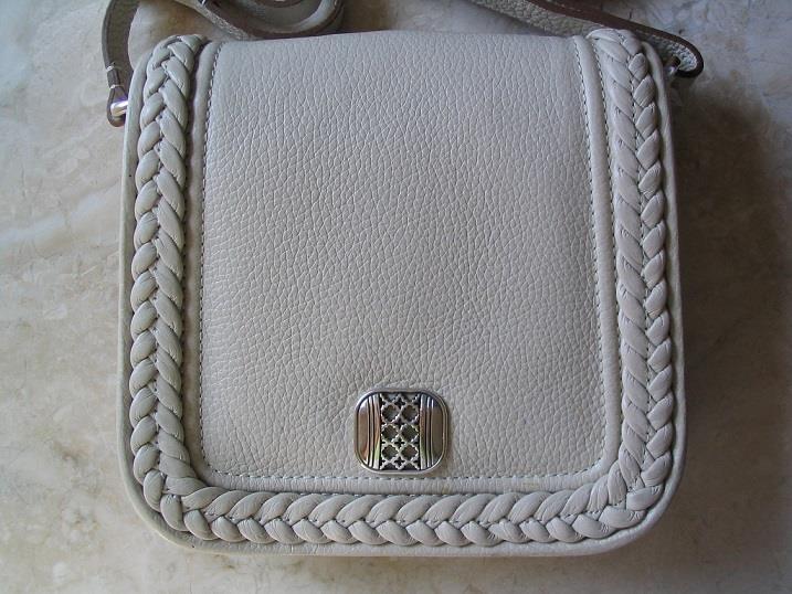 ~Brighton Purse All Leather Soft "Octavia" Beige Organizer Retail 180. ...