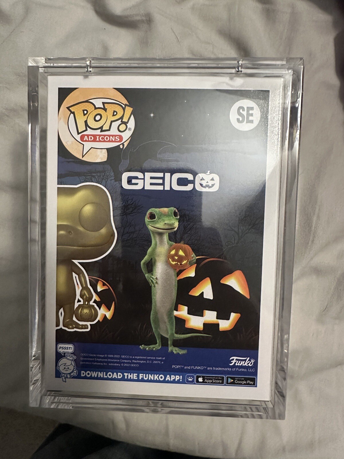 Funko Pop! SE Geicoween Golden Geico Gecko LE 100 | eBay