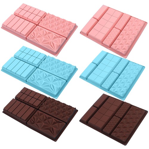 Silicone Rectangle Chocolate Bar Mold Chocolate Candy Bar Mould for ...