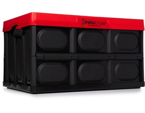 Insta Crate Collapsible Car Storage Container 46 Litre - Red | eBay