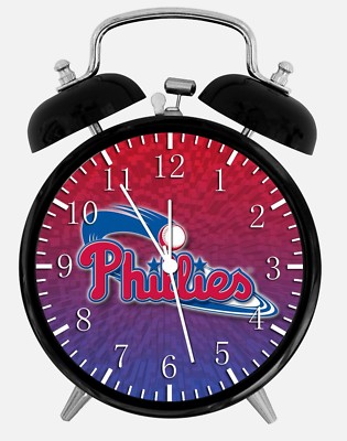 Philadelphia Phillies Alarm Desk Clock 3.75" Home or Office Decor Z174 ...