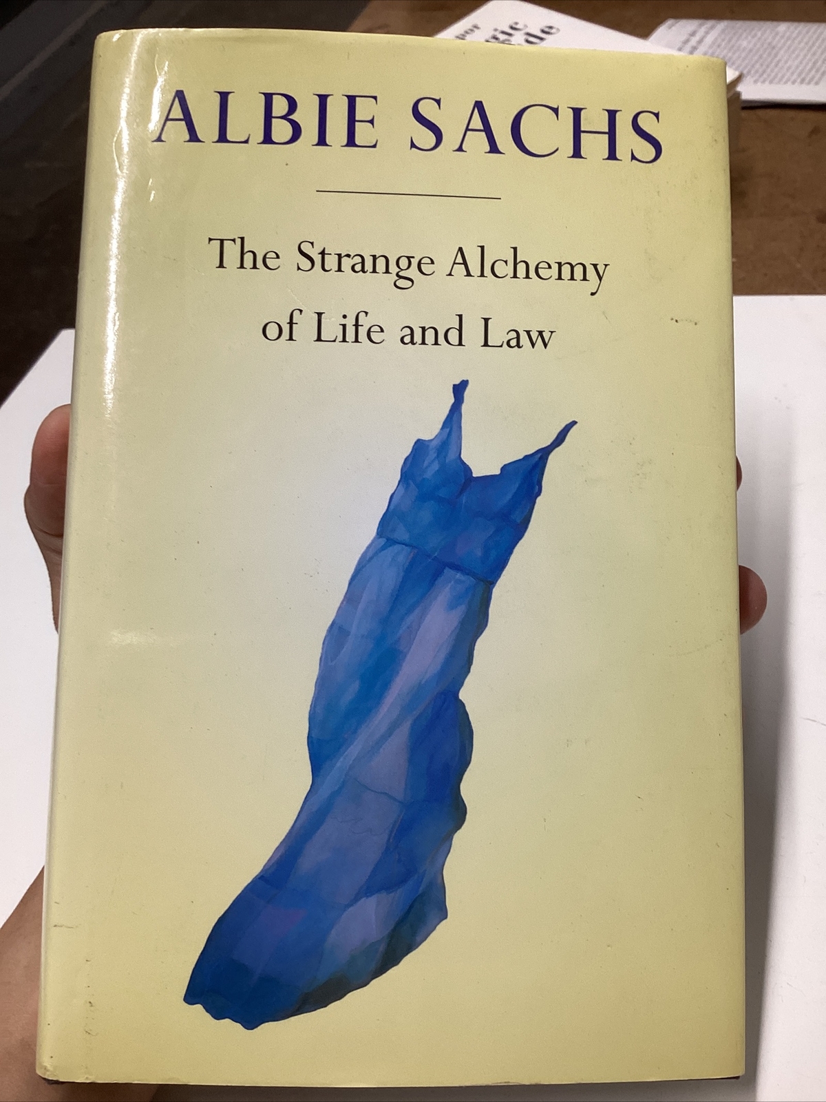 SIGNED Book The Strange Alchemy of Life and Law by Albie Sachs (2009, Hardcover) 9780199571796| eBay