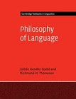 Philosophy of Language (Cambridge Textbooks in Linguistics), Szabo ...